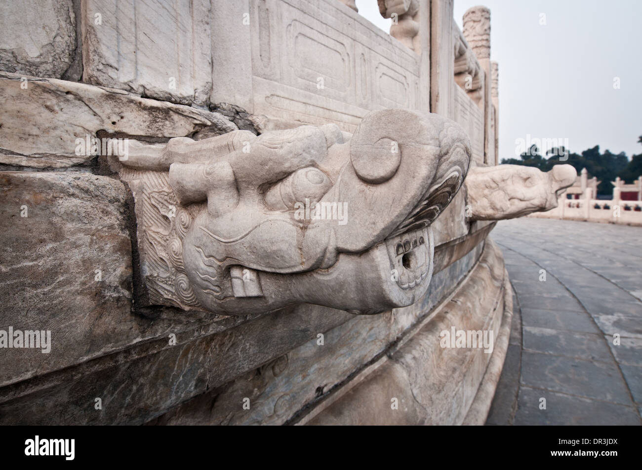 Circular Mound Altar platform, part of Temple of Heaven in Beijing ...