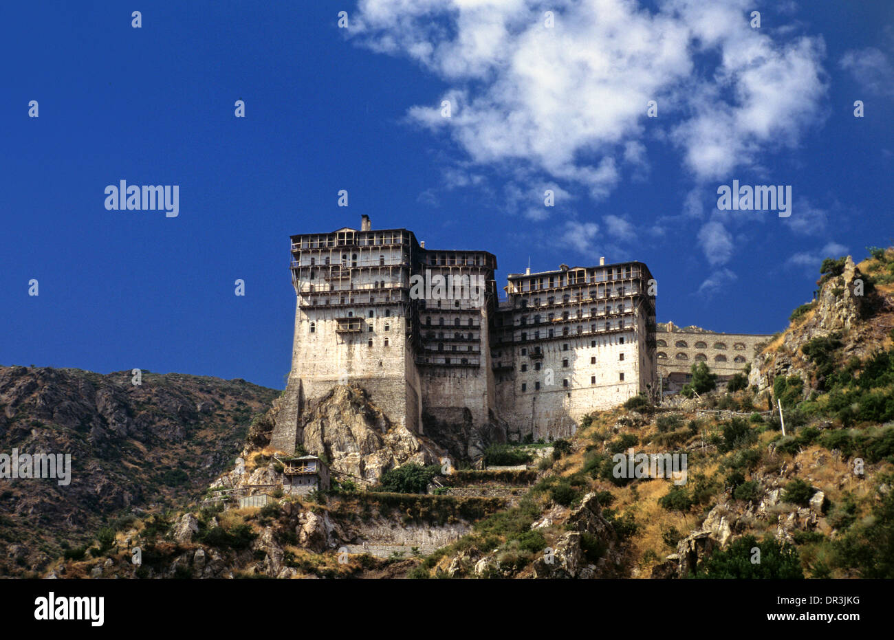 Simonopetra Monastery or Simonos Petra Monastery Mount Athos Greece ...