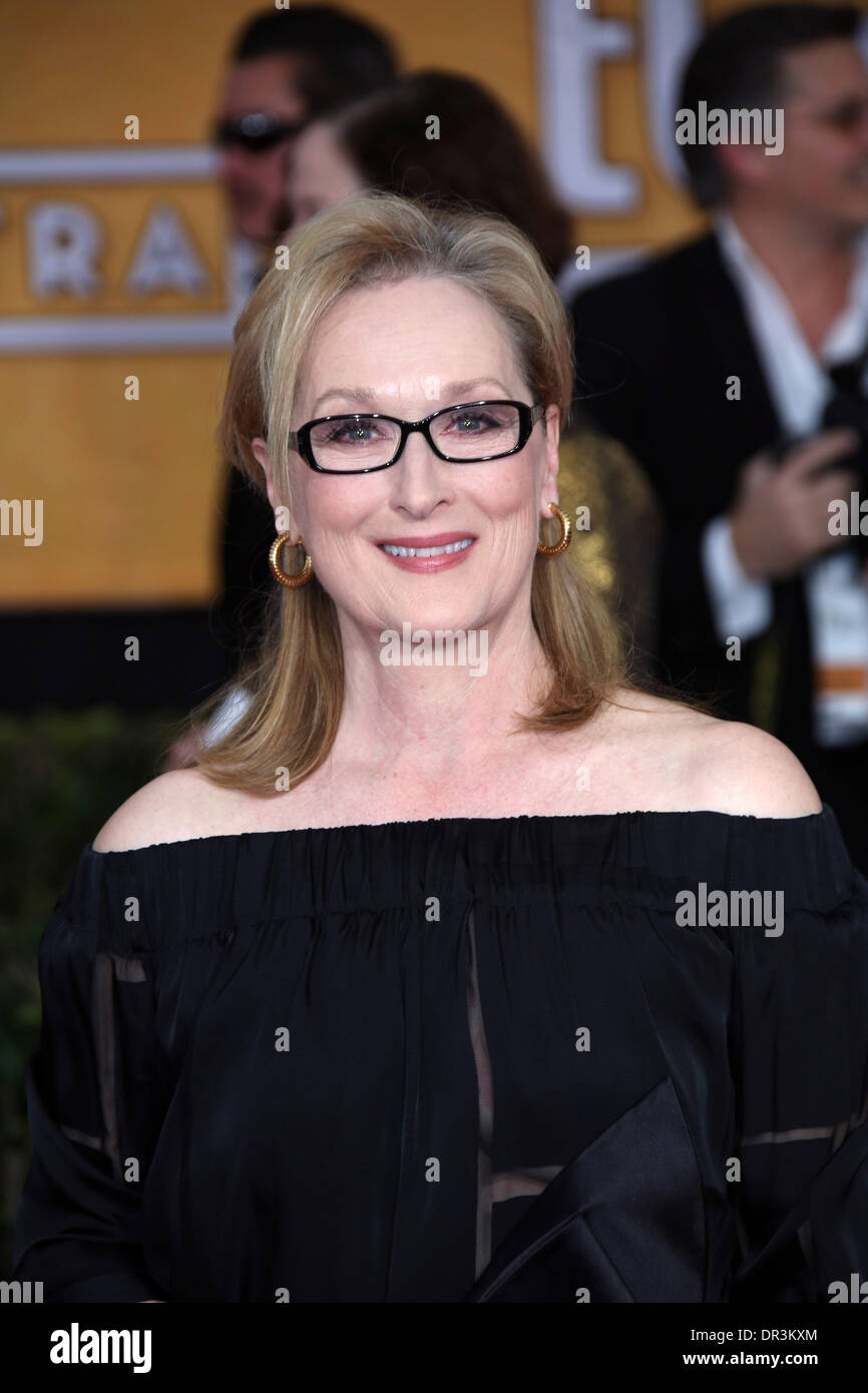 Los Angeles, USA. 18th Jan, 2014. Actress Meryl Streep attends the 20th ...