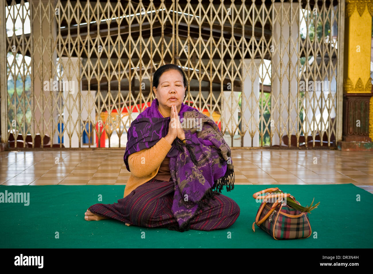 Myanmar, Bago, Kyaik Pun Paya Stock Photo - Alamy