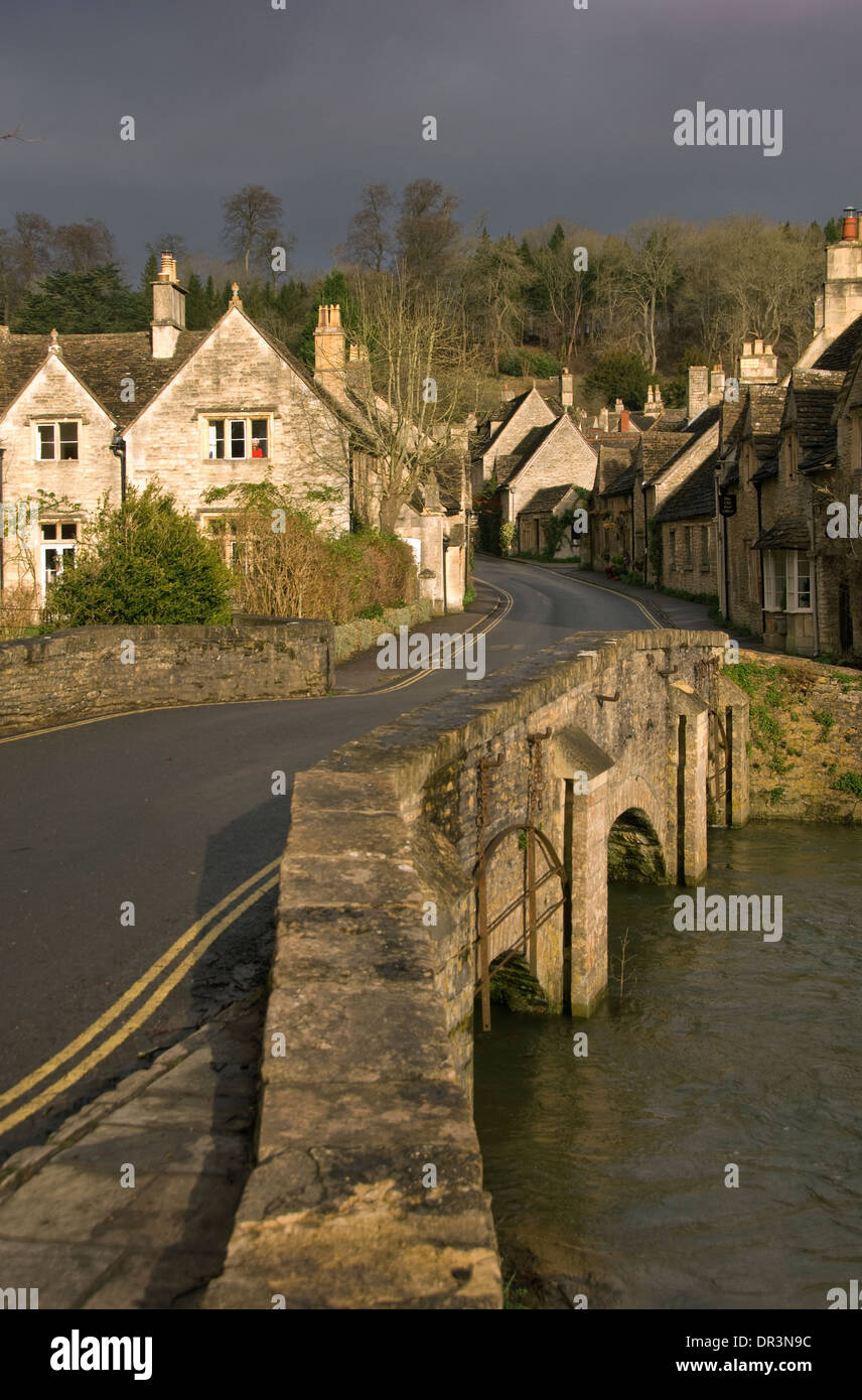 Castle Coombe, Wiltshire, UK, a popular film and tv location including ...