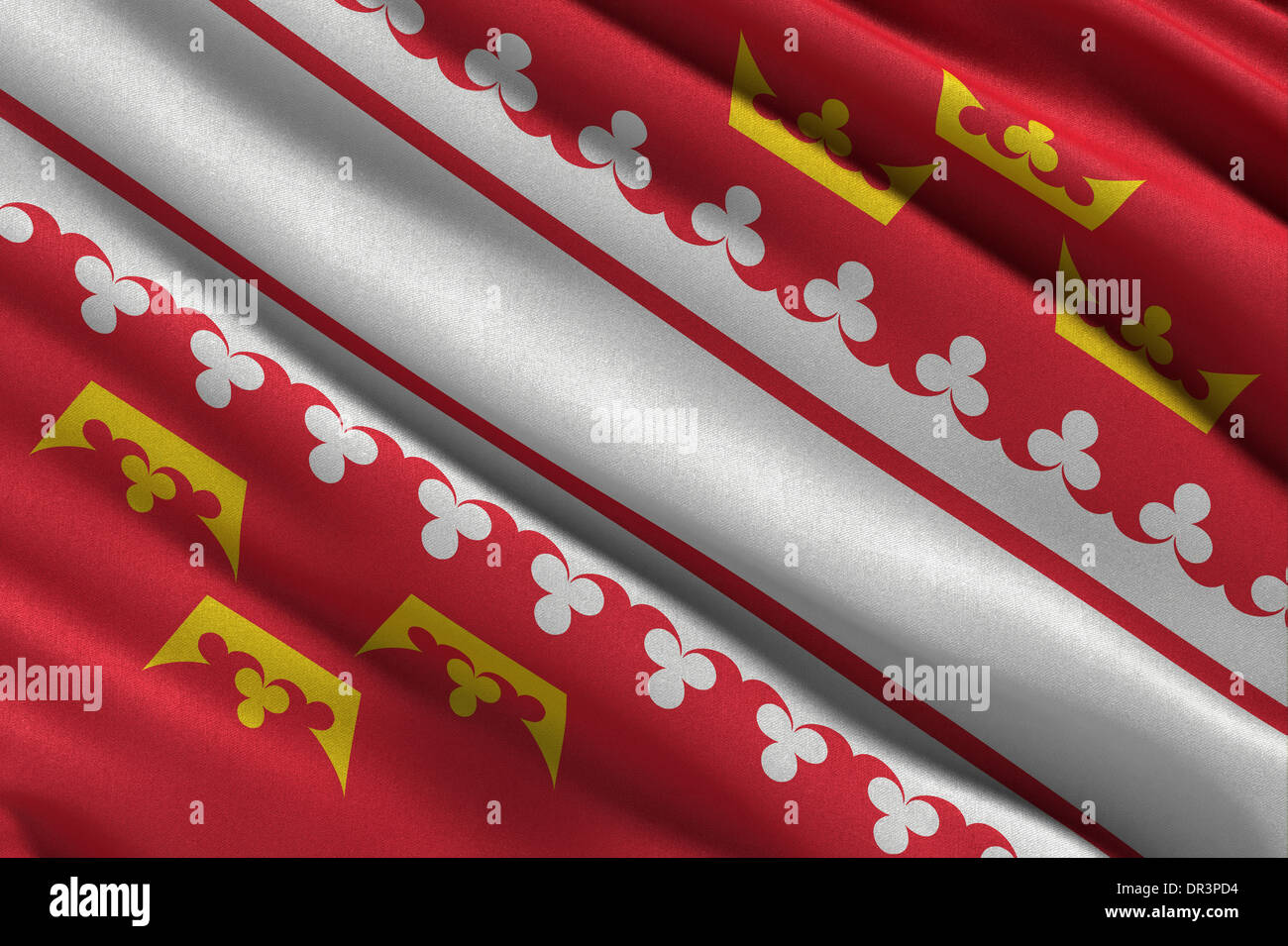Flag of Alsace Stock Photo - Alamy