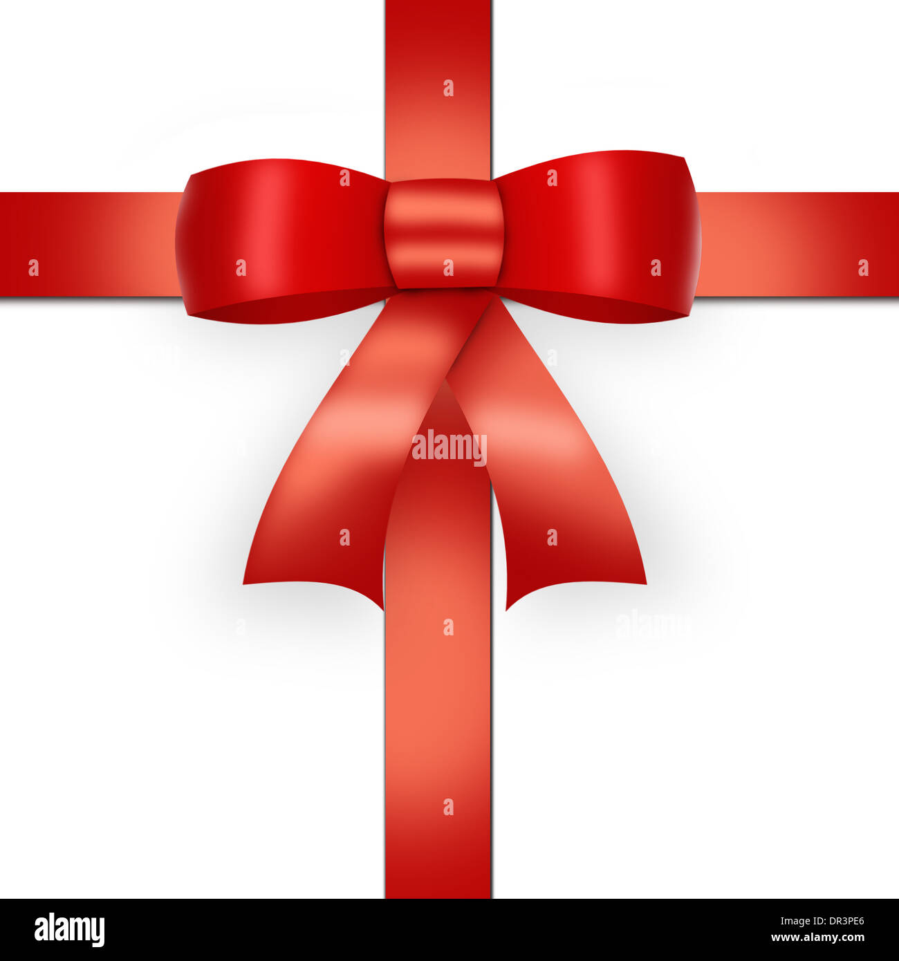 red ribbon, bow Stock Photo - Alamy