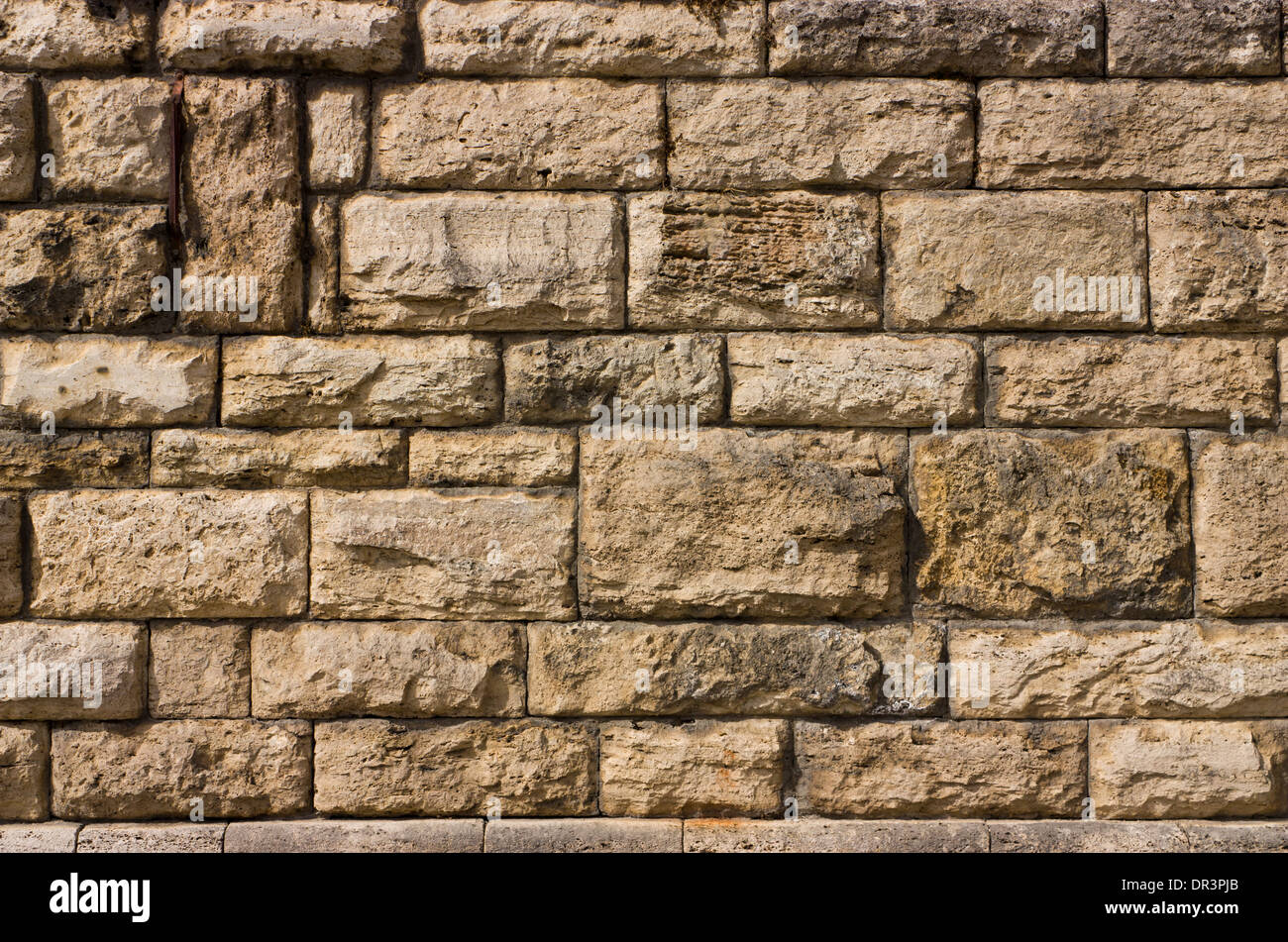 Old stone wall texture of tuff, Pyatigorsk Stock Photo - Alamy