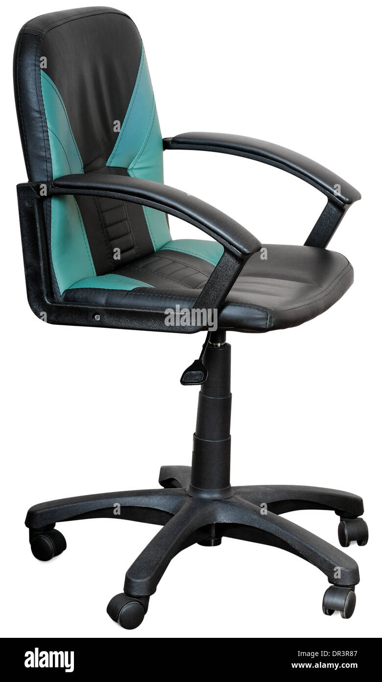 Modern comfortable computer chair. Isolated on white background Stock ...