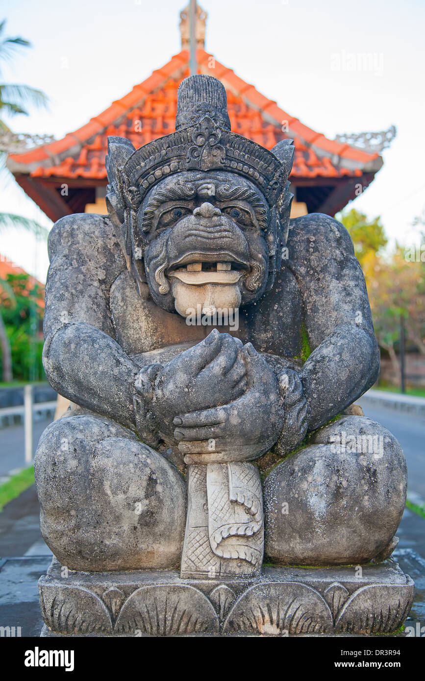 Traditional balinese sculpture on the temple entrance Stock Photo - Alamy