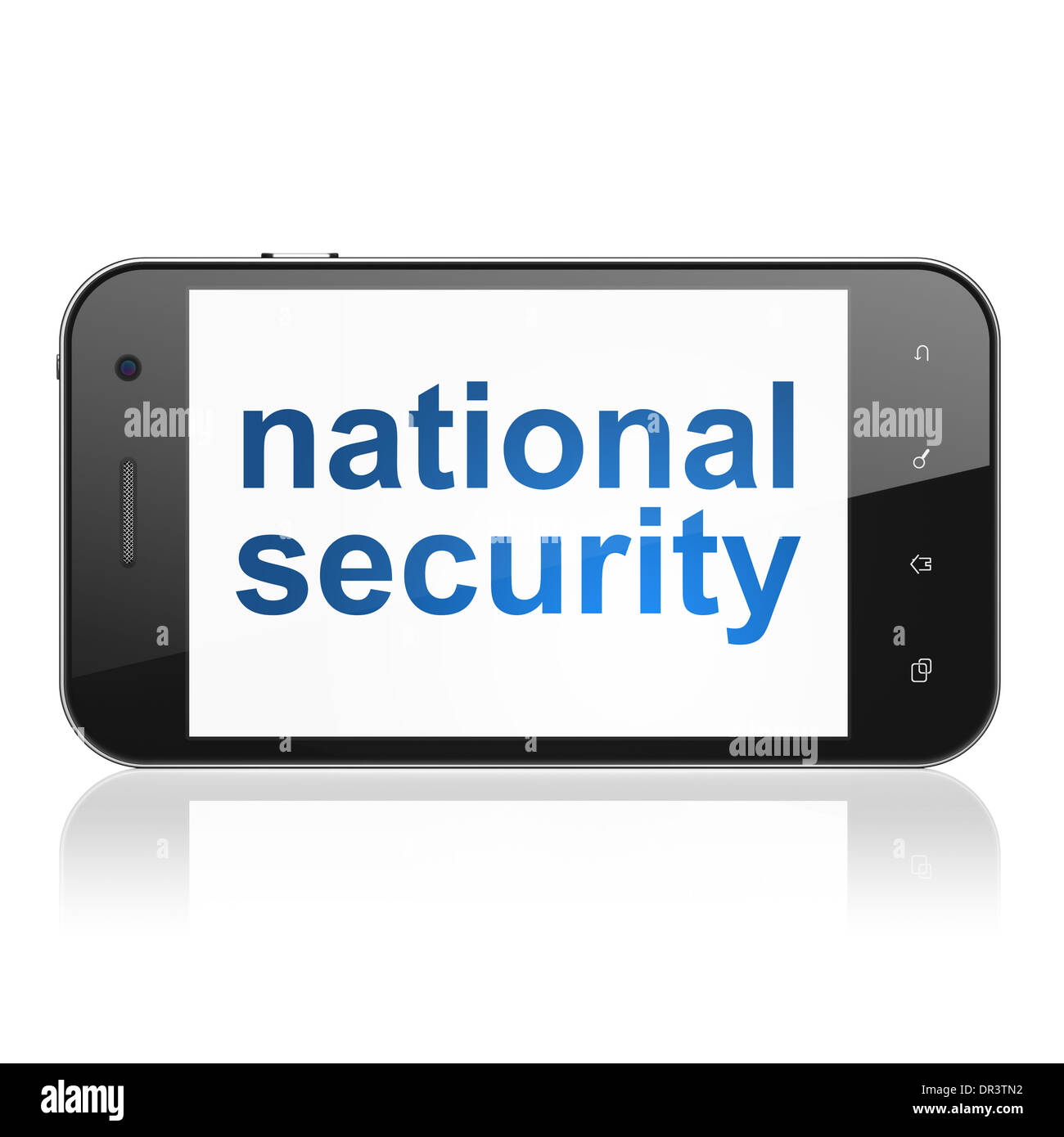 Safety concept: National Security on smartphone Stock Photo - Alamy