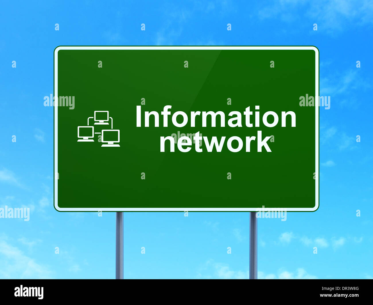 Information concept: Information Network and Lan Computer Network on ...