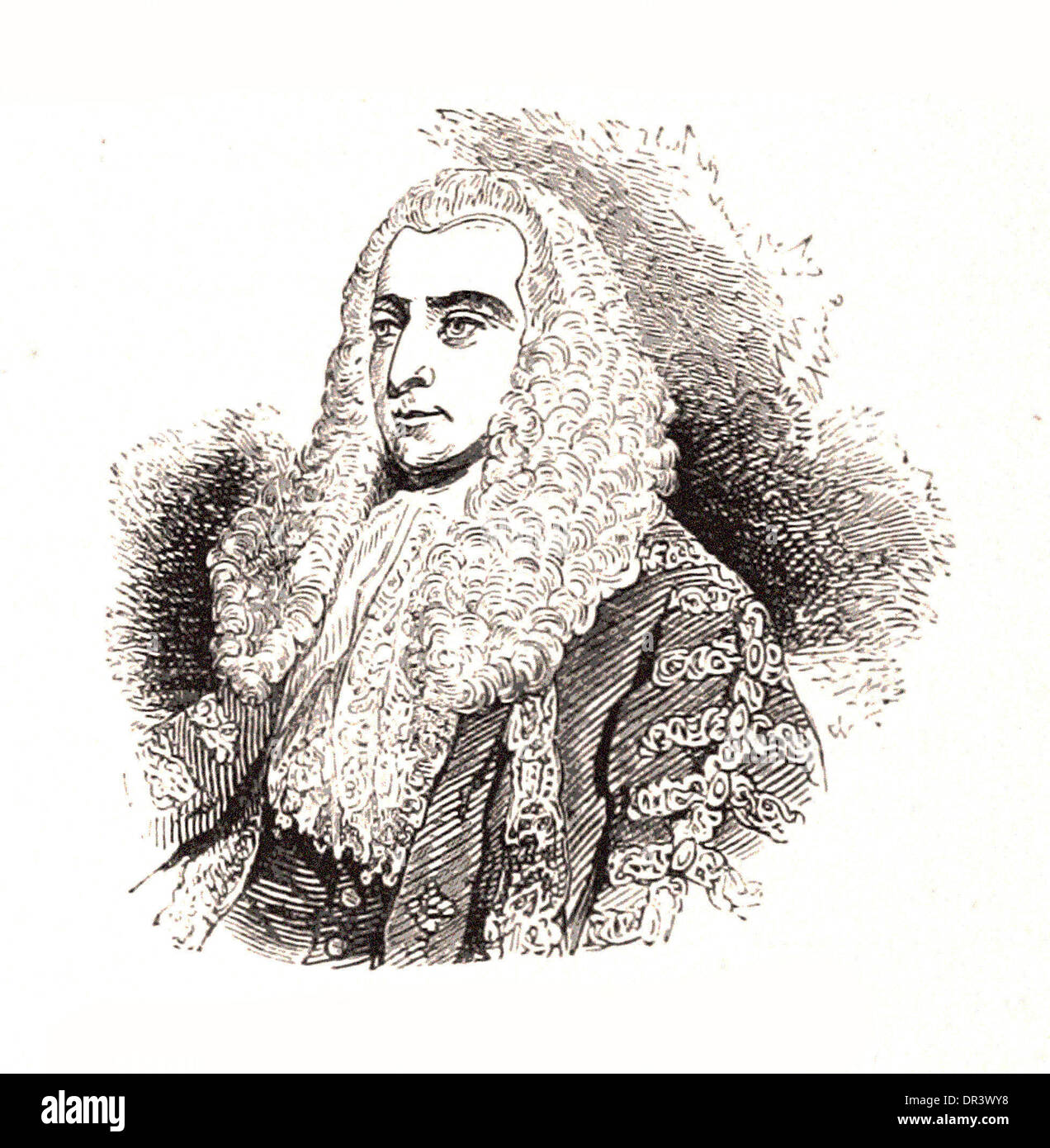 Portrait of Lord Loughborough - Britsh engraving Stock Photo - Alamy