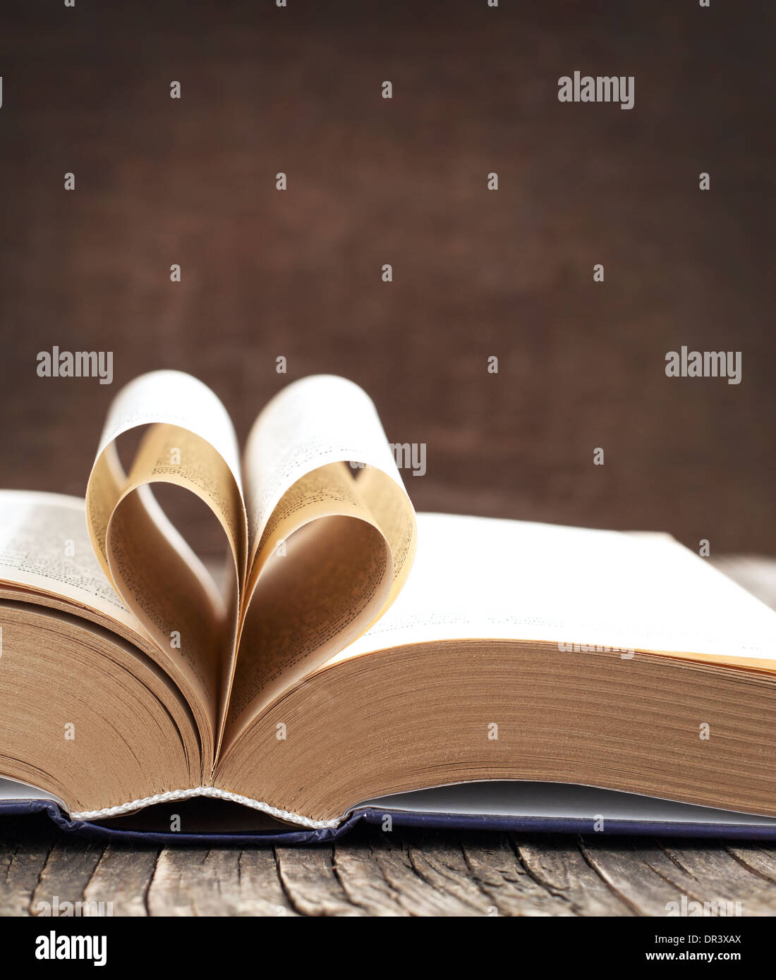 Bookbinding book heart hi-res stock photography and images - Alamy