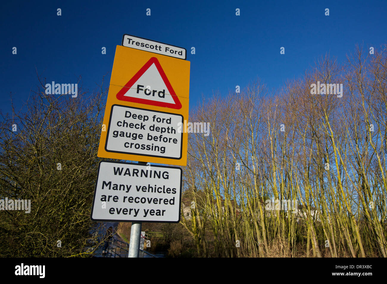 Deep Ford Sign UK Stock Photo - Alamy