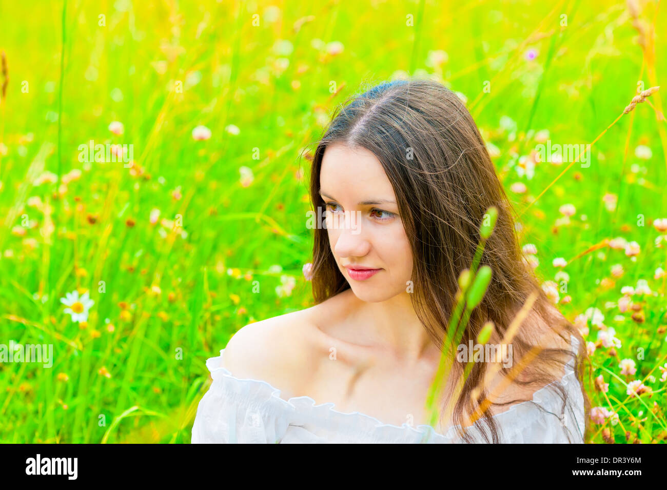Beautiful woman relaxing hi-res stock photography and images - Alamy