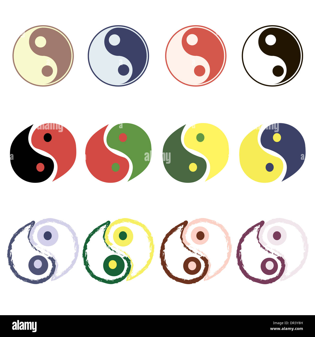 Yin Yang symbol Stock Photo - Alamy