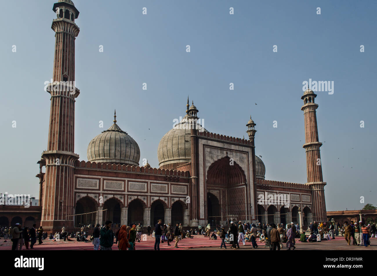 Delhi india jama masjid hi-res stock photography and images - Alamy