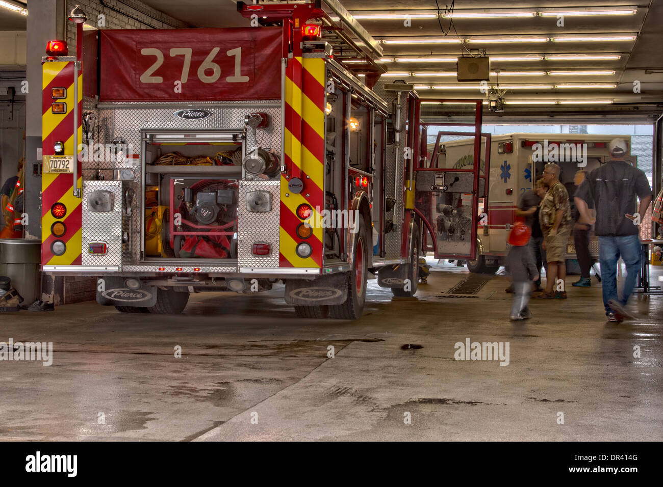 Menomonee Falls Fire Department Station1 Open House Stock Photo - Alamy