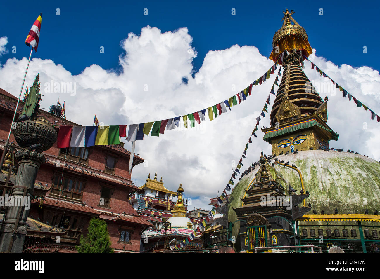 Stupa in Nepal Stock Photo - Alamy