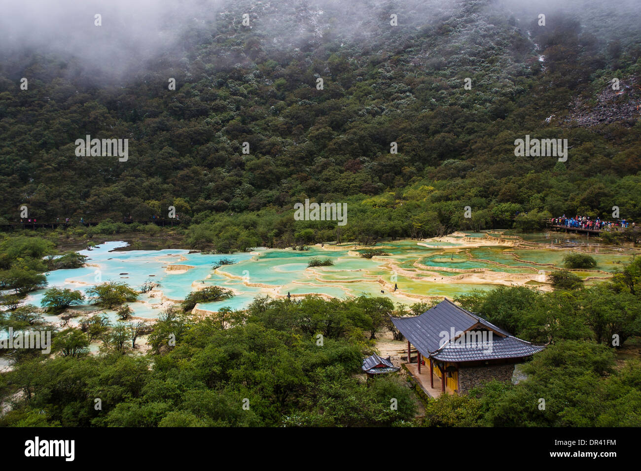 Huanglong china unesco hi-res stock photography and images - Alamy