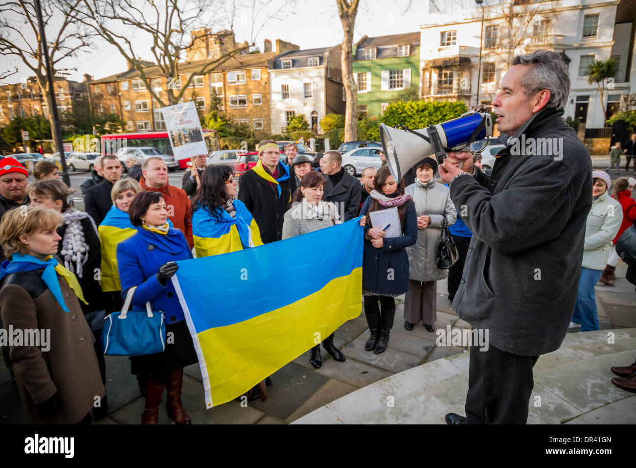 Ukrainian Euromaidan protest in Notting Hill, London Stock Photo - Alamy