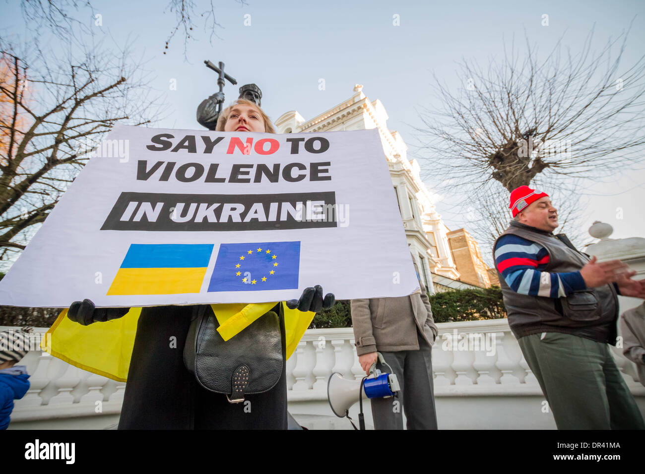 Ukrainian Euromaidan protest in Notting Hill, London Stock Photo - Alamy