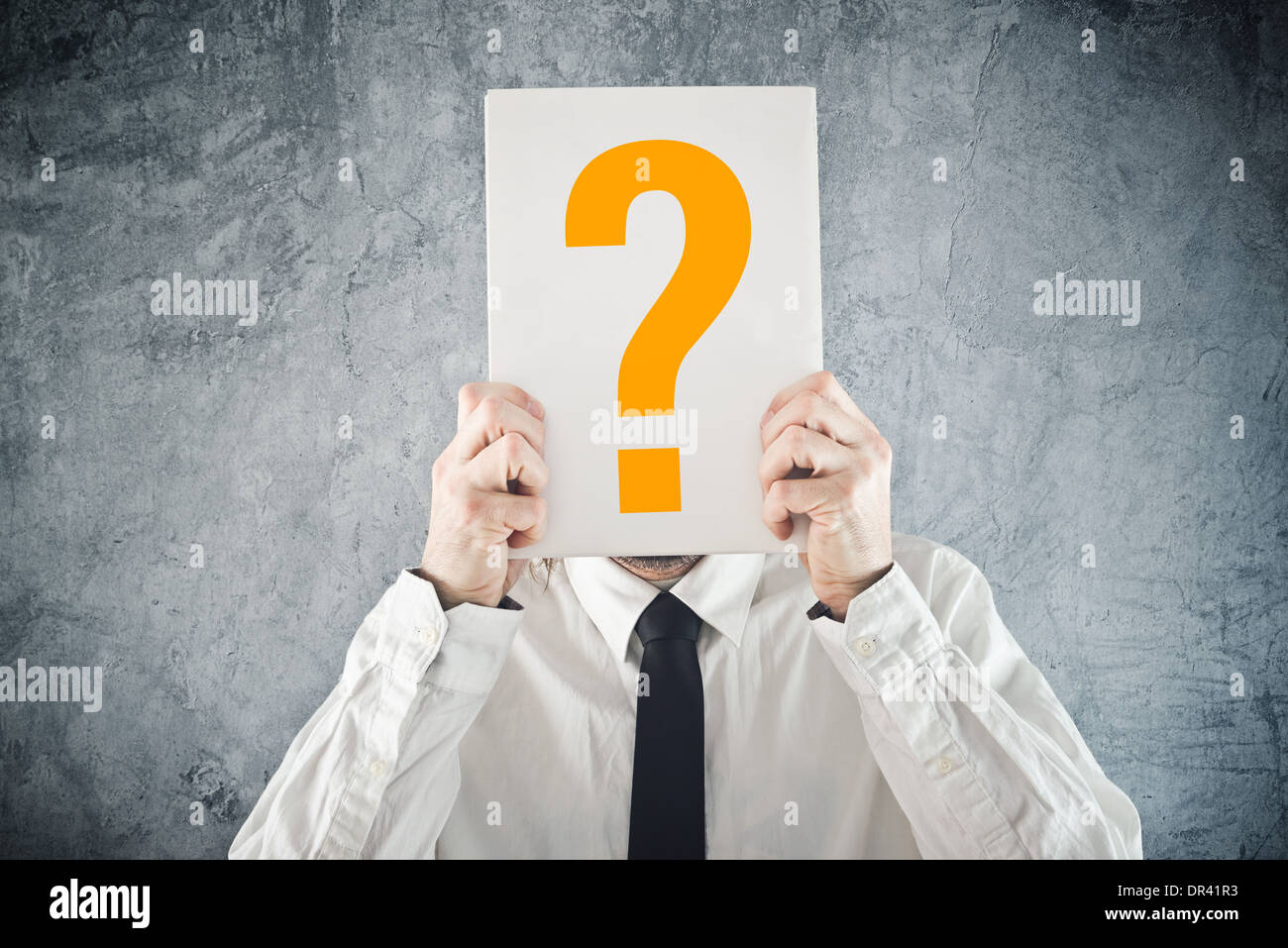 Question mark face hi-res stock photography and images - Alamy
