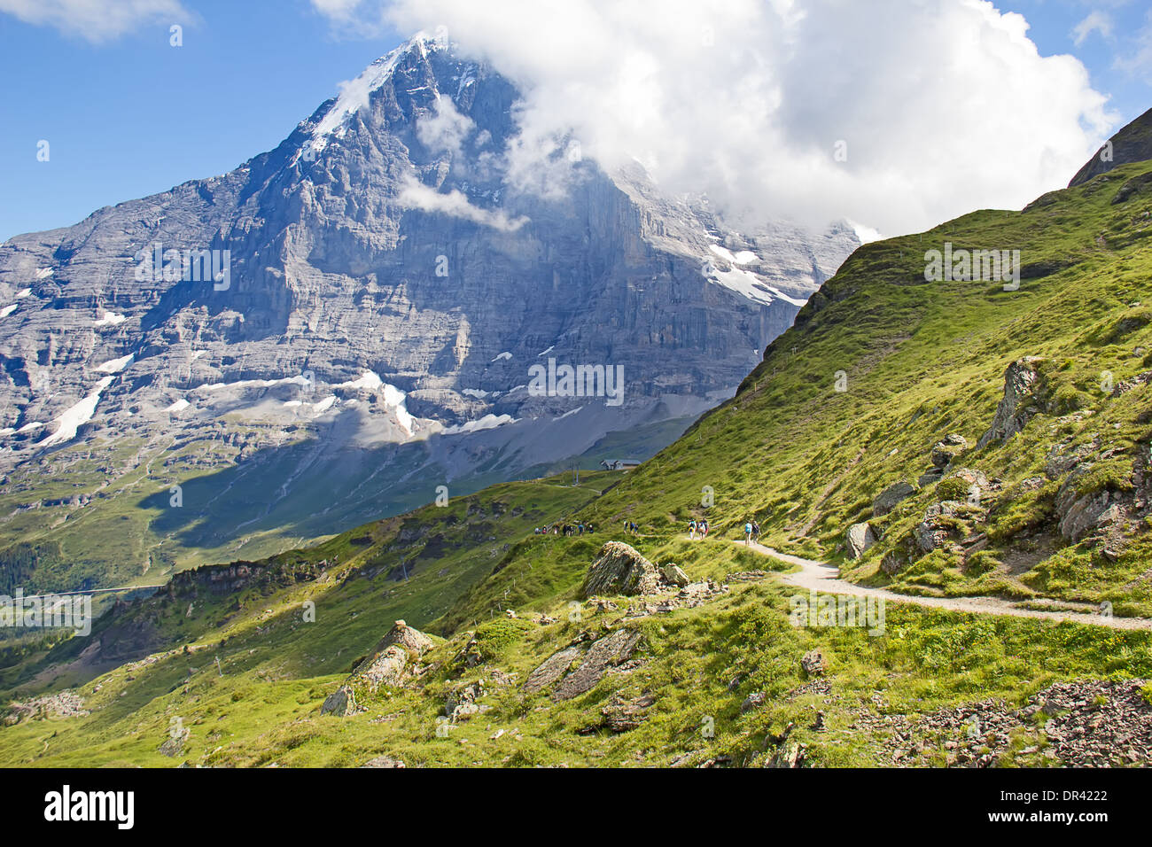 Summit route in the swiss alps hi-res stock photography and images - Alamy