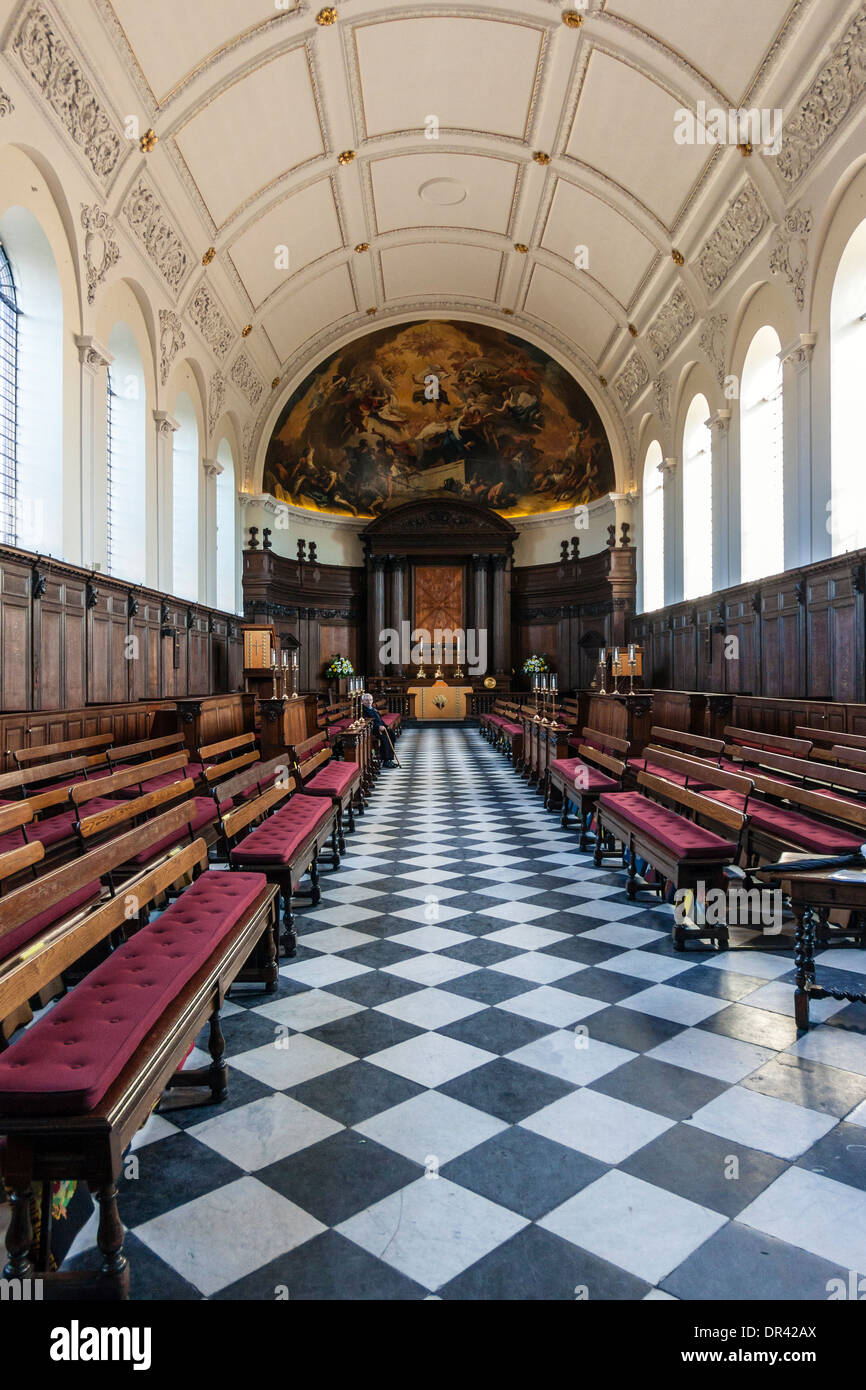 The Chapel, The Royal Hospital Chelsea, London Stock Photo - Alamy