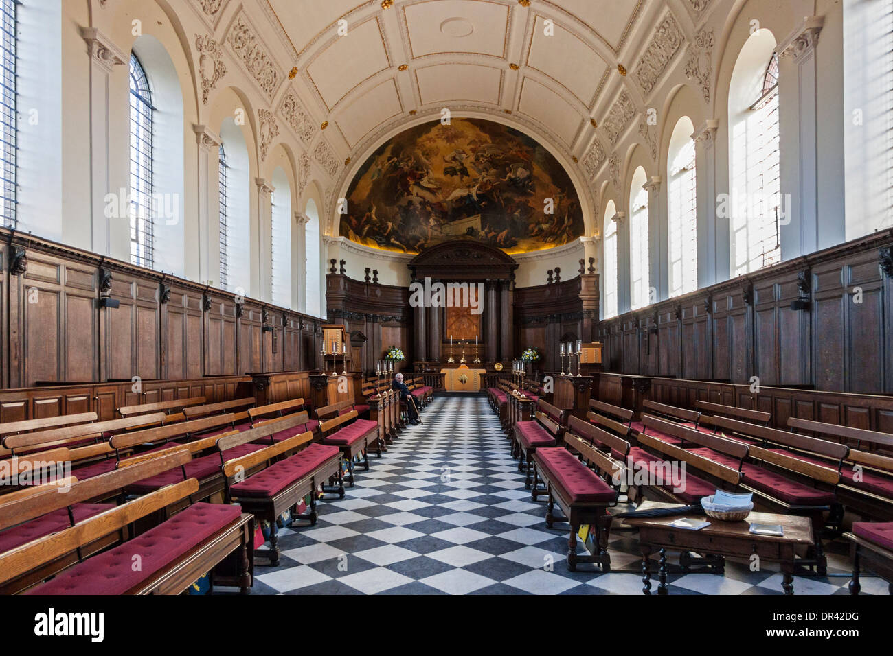 The Chapel, Royal Hospital Chelsea, London Stock Photo - Alamy
