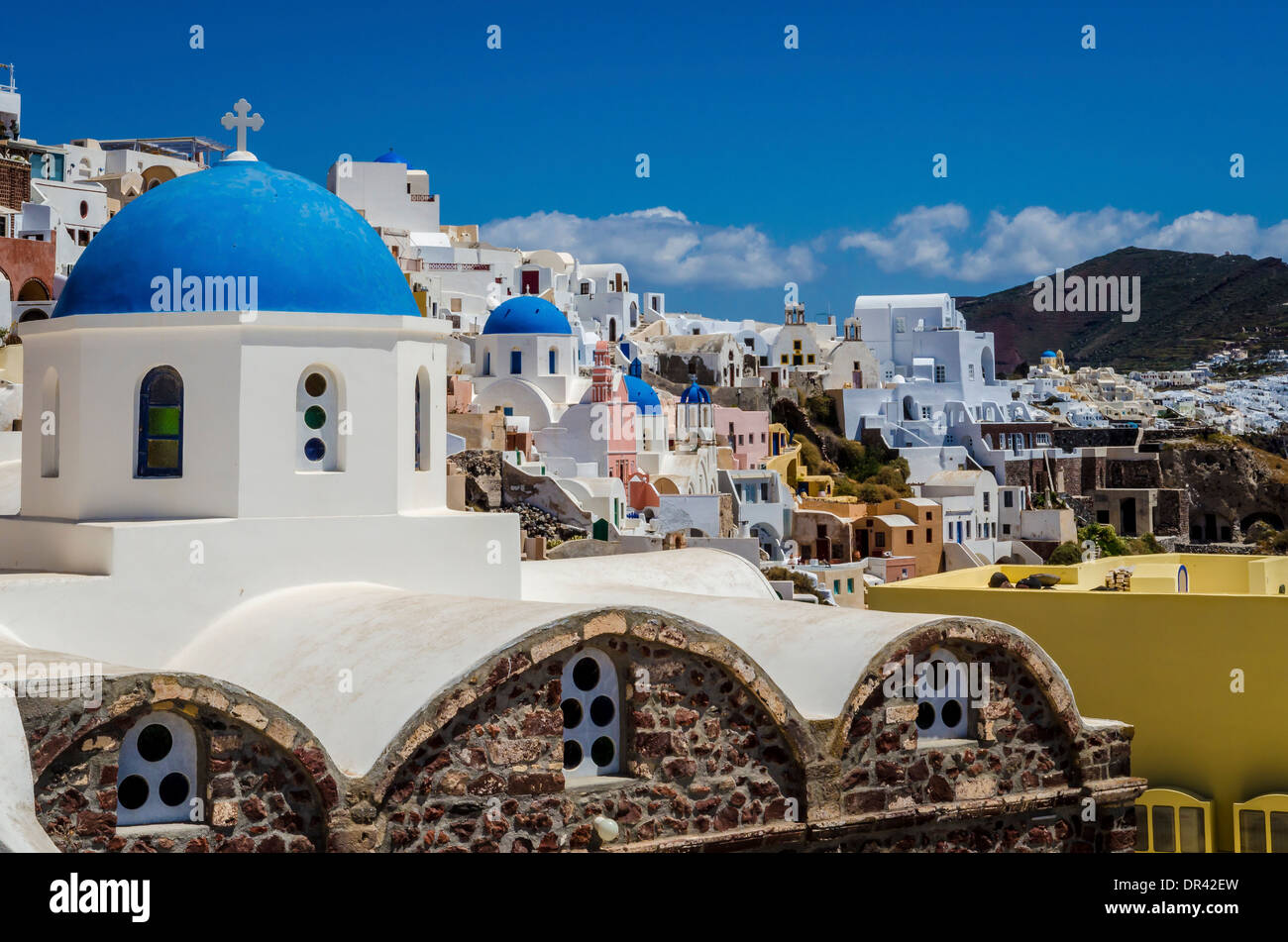 church in Oia Santorini Stock Photo - Alamy