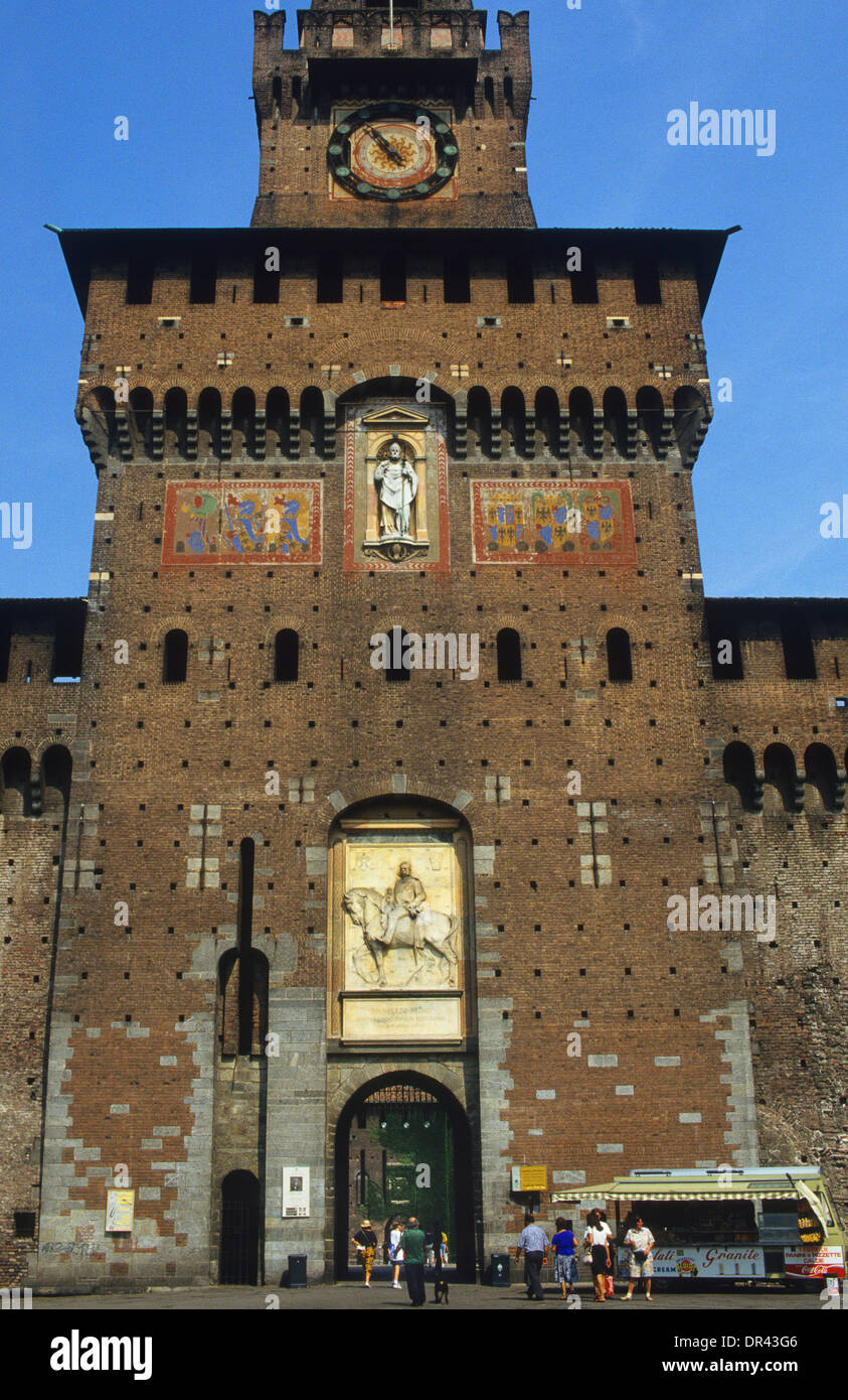 Filarete Tower Torre del Filarete Sforzesco Castle Castello Sforzesco ...