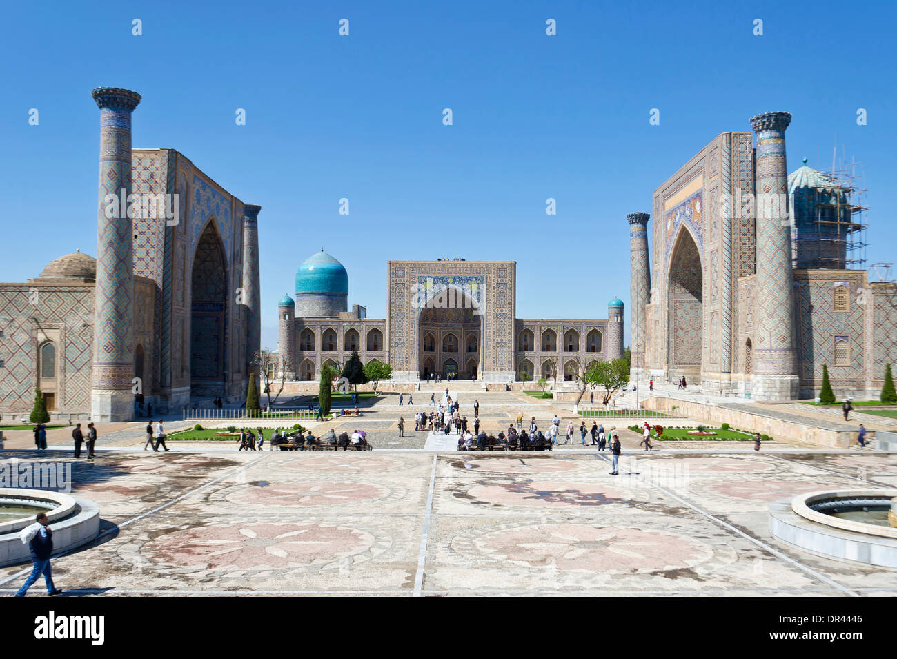 Registan Square in Samarkand, Uzbekistan Stock Photo - Alamy