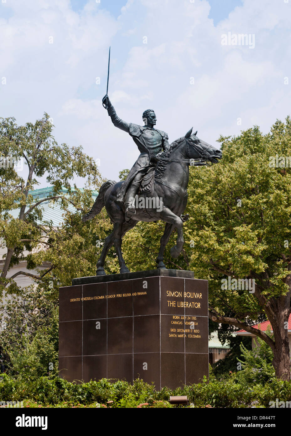 Simon Bolivar Statue