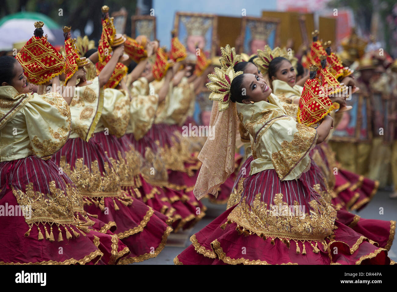 Cebu City,Philippines 19th Jan, 2014. The nine day Catholic religious ...