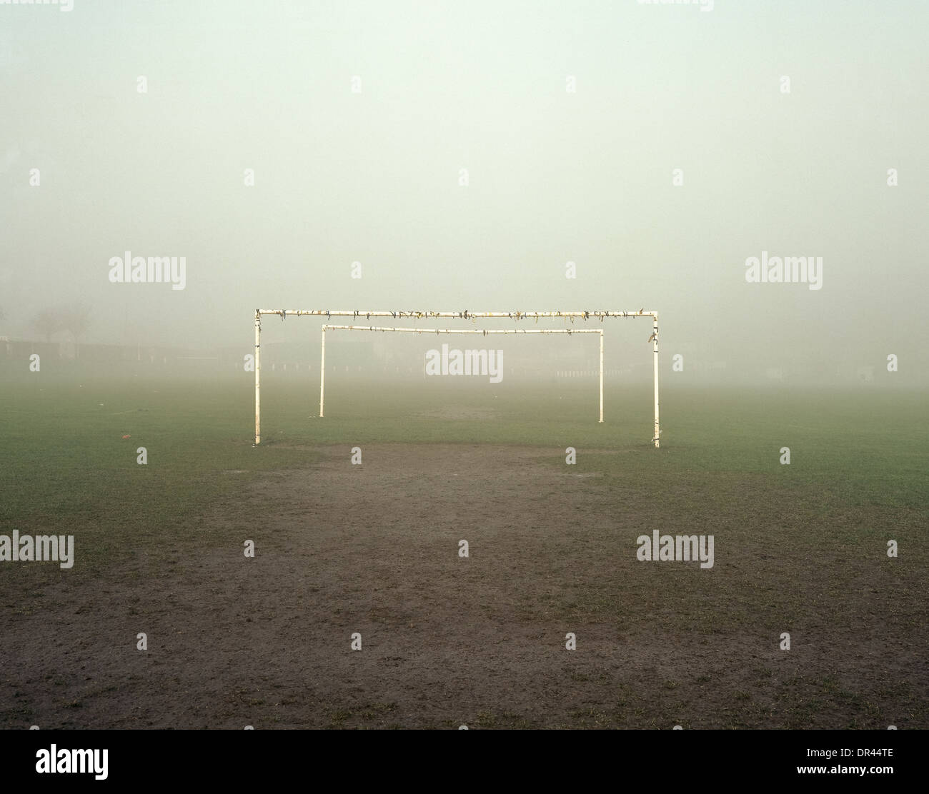 Foggy football field hi-res stock photography and images - Alamy