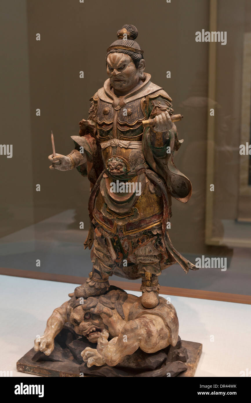 Japanese Guardian Statue Stock Photos & Japanese Guardian Statue Stock ...