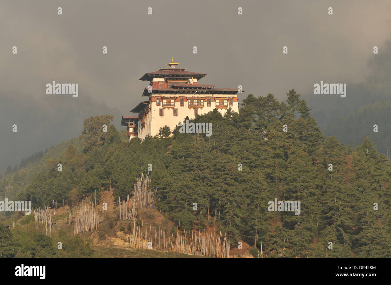Jakar Dzong, Bumthang, Bhutan Stock Photo - Alamy
