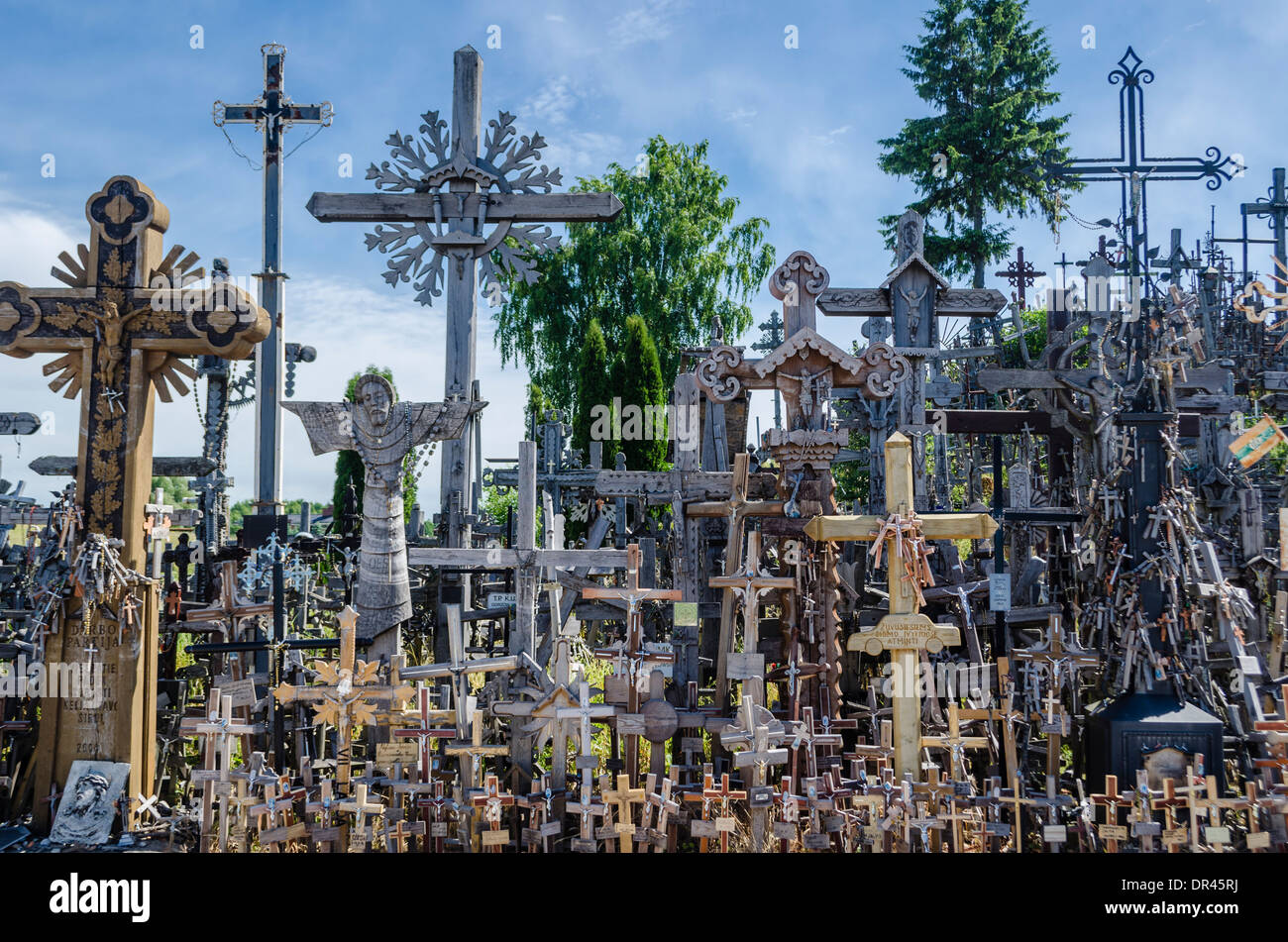 Hill of Crosses, Lithuania Stock Photo - Alamy