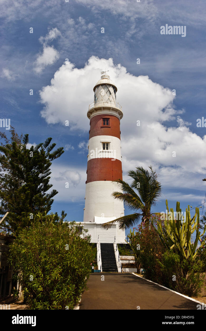 Albion Lighthouse, Mauritius Stock Photo - Alamy