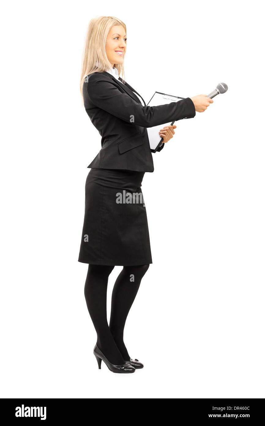 Interviewer hi-res stock photography and images - Alamy