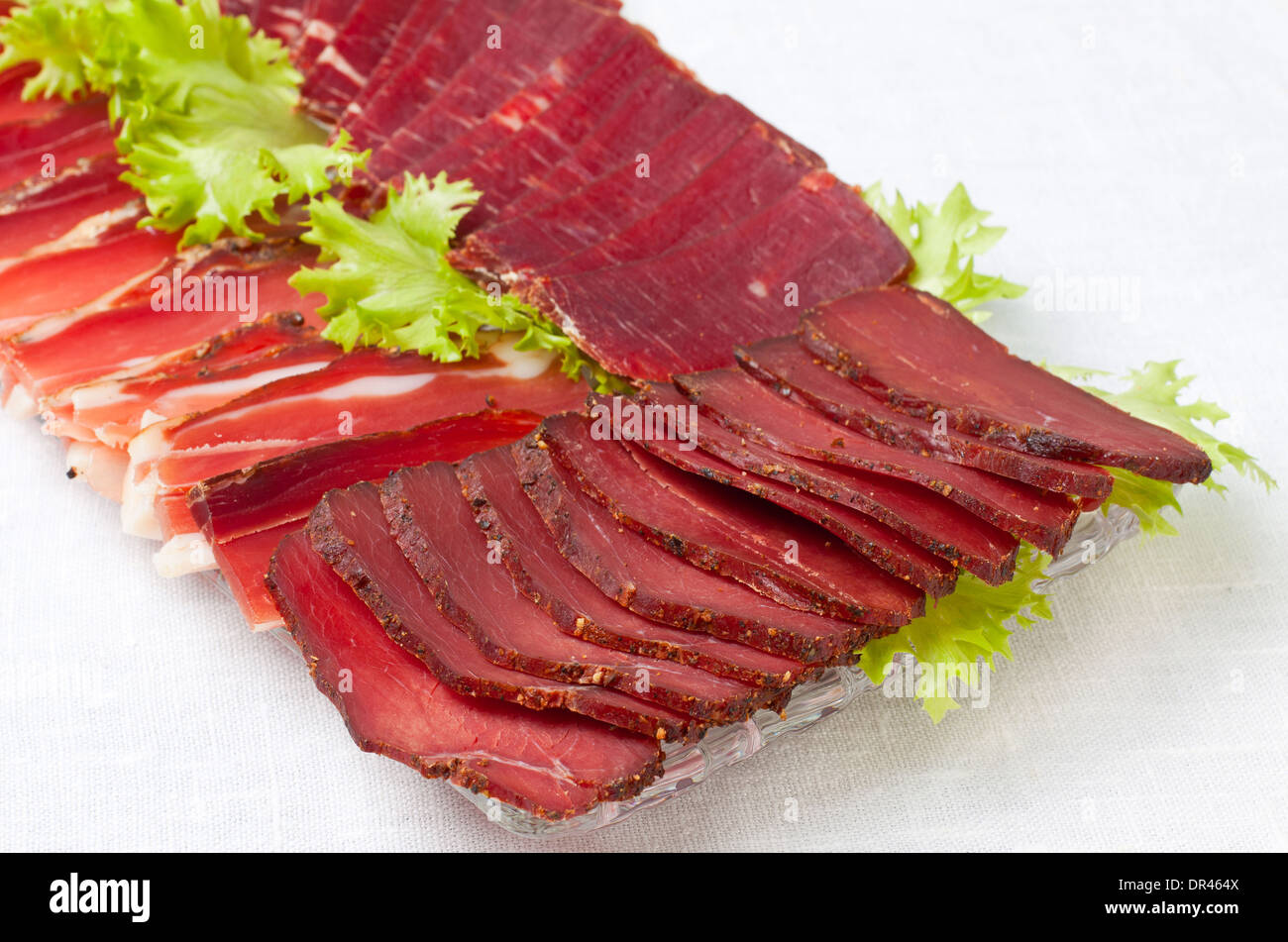Assorted cold meat cuts hi-res stock photography and images - Alamy