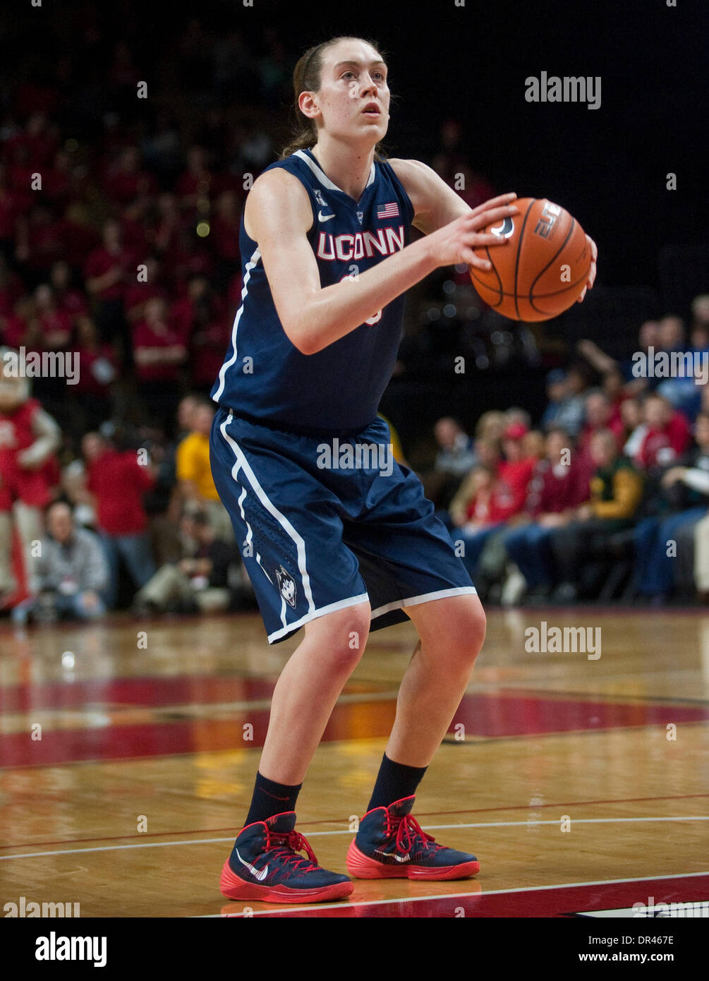 Piscataway, New Jersey, USA. 19th Jan, 2014. Connecticut's forward ...