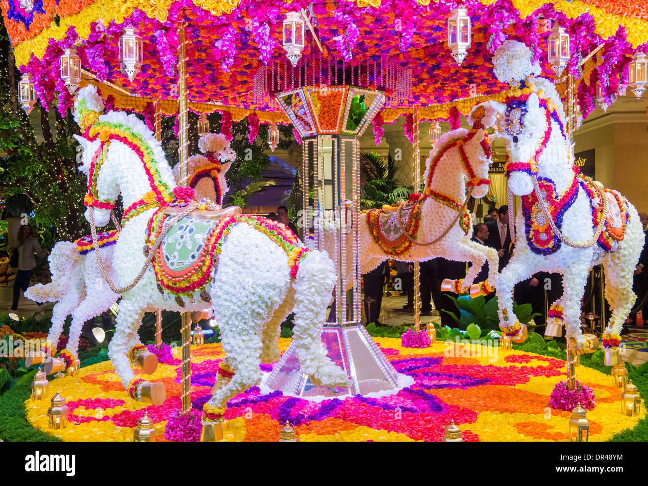 Flowers installation wynn hotel casino hi-res stock photography and ...