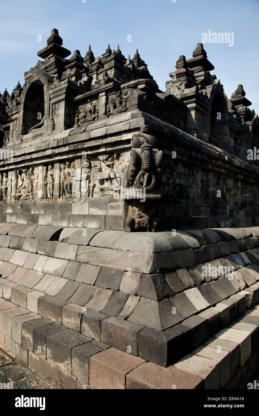 Borobudur, ancient buddhist temple, Indonesia Stock Photo - Alamy