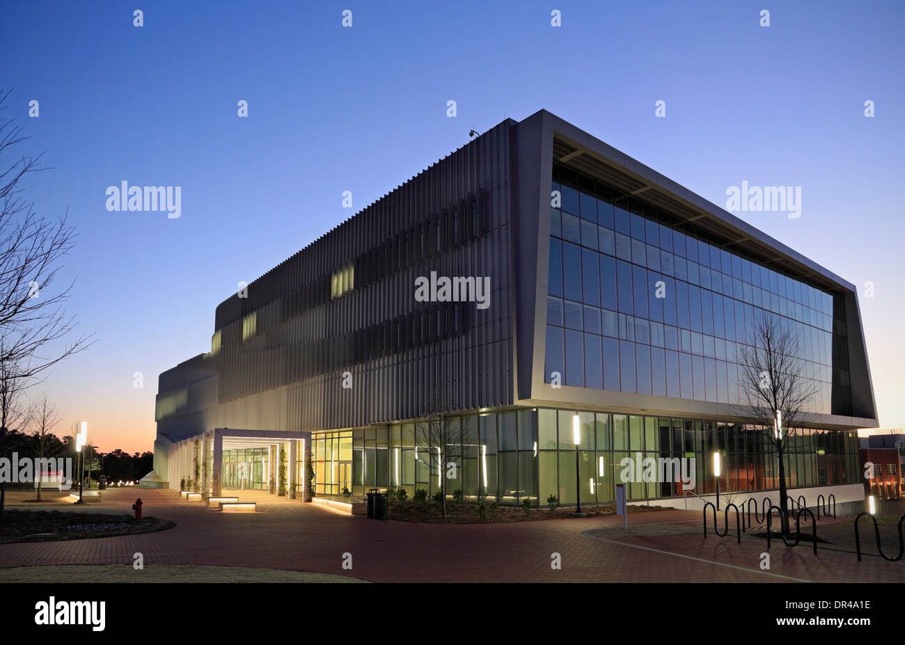 NC State University James B, Hunt Jr. library on Centennial campus, in ...
