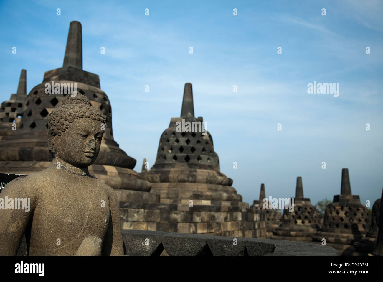 Buddist temple Borobudur, Yogyakarta, Java, Indonesia Stock Photo - Alamy