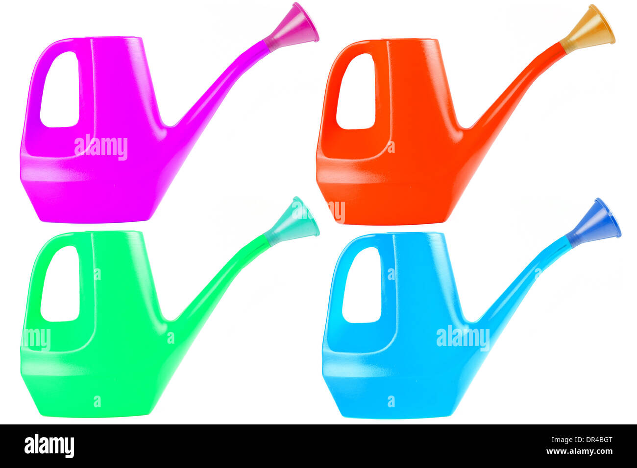Watering can color collection set Stock Photo - Alamy