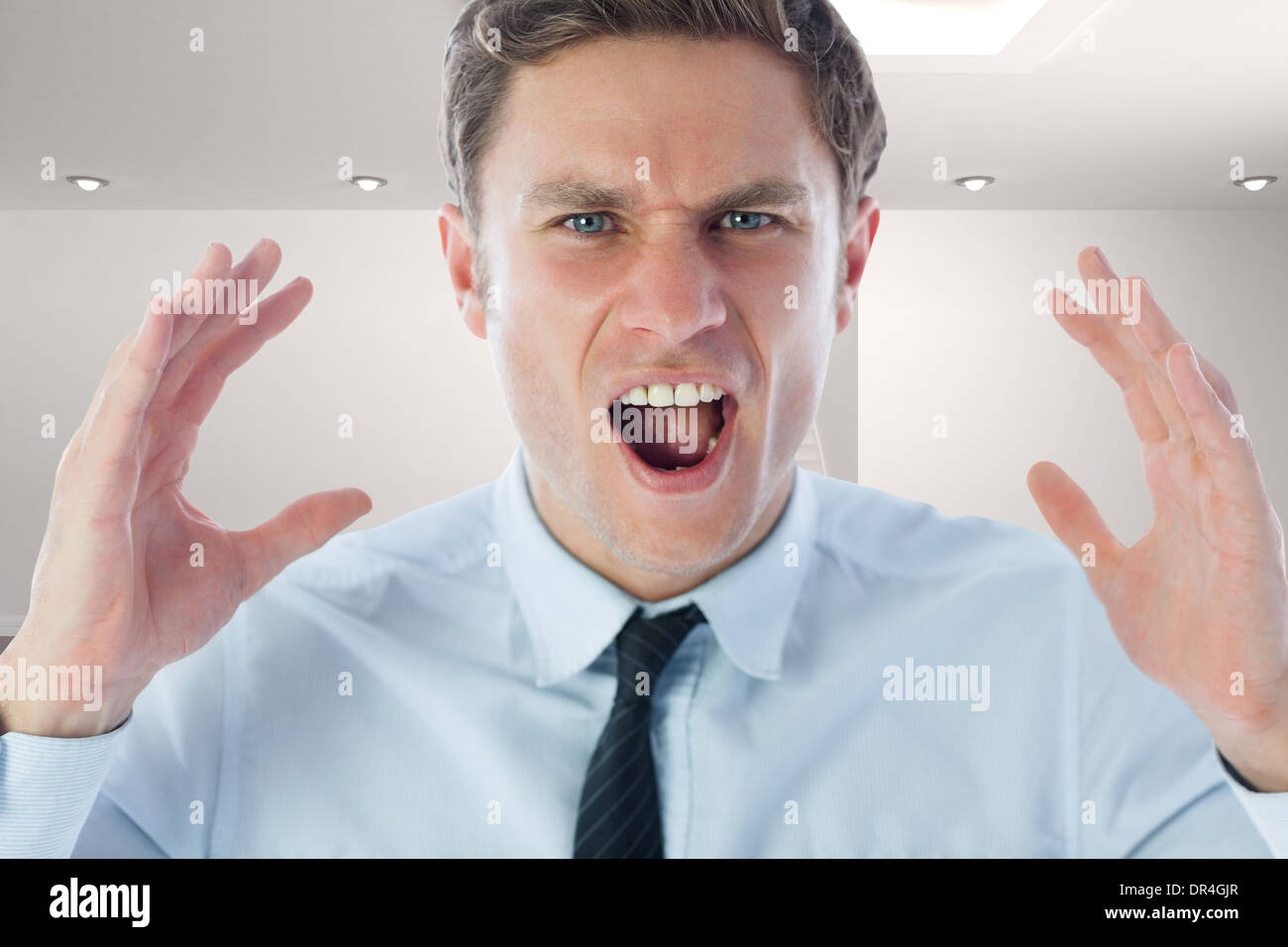 Angry short man hi-res stock photography and images - Alamy