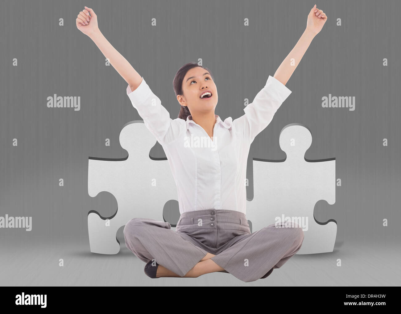 Black female cheering hi-res stock photography and images - Alamy