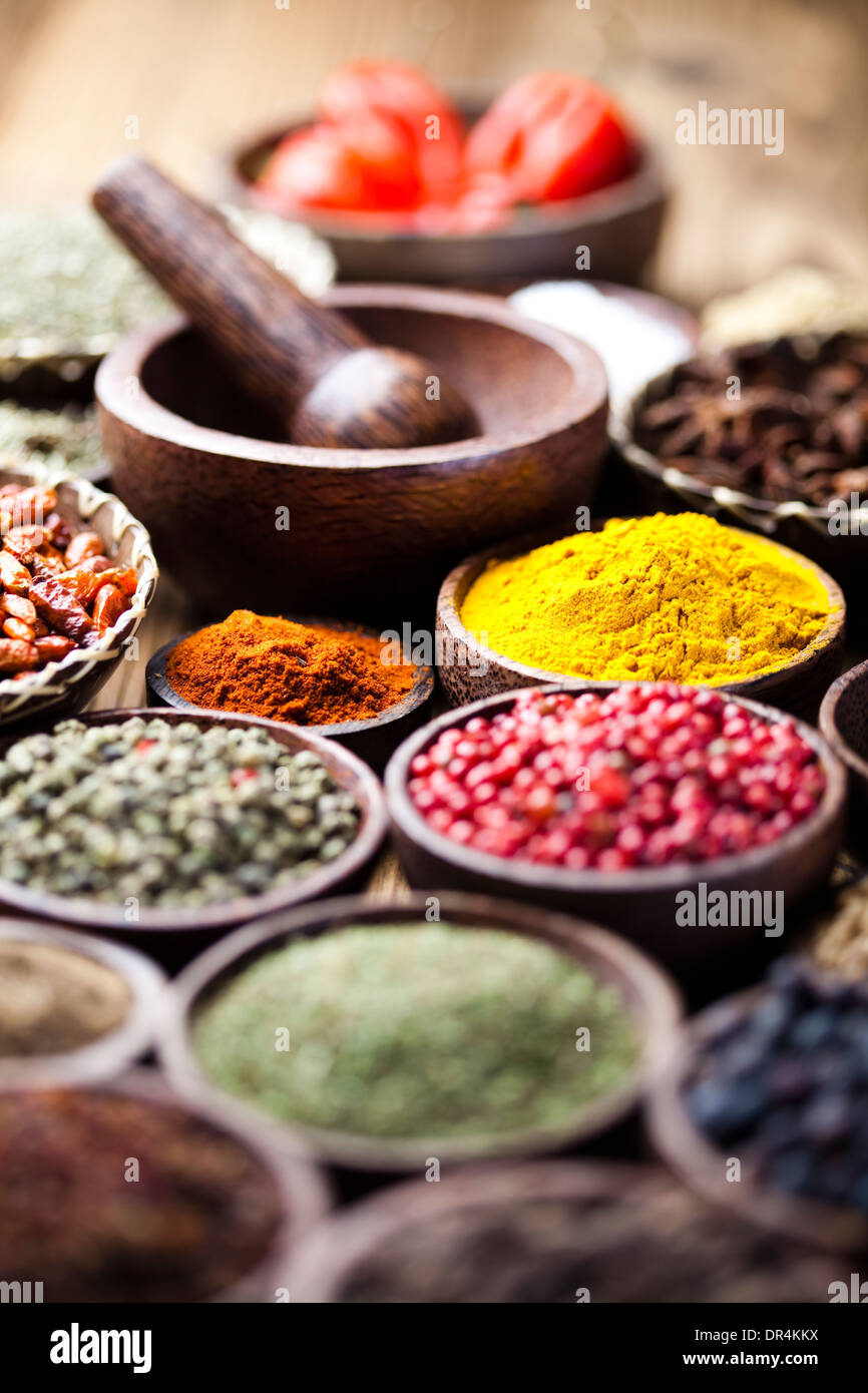 Spices, Cooking ingredient Stock Photo - Alamy