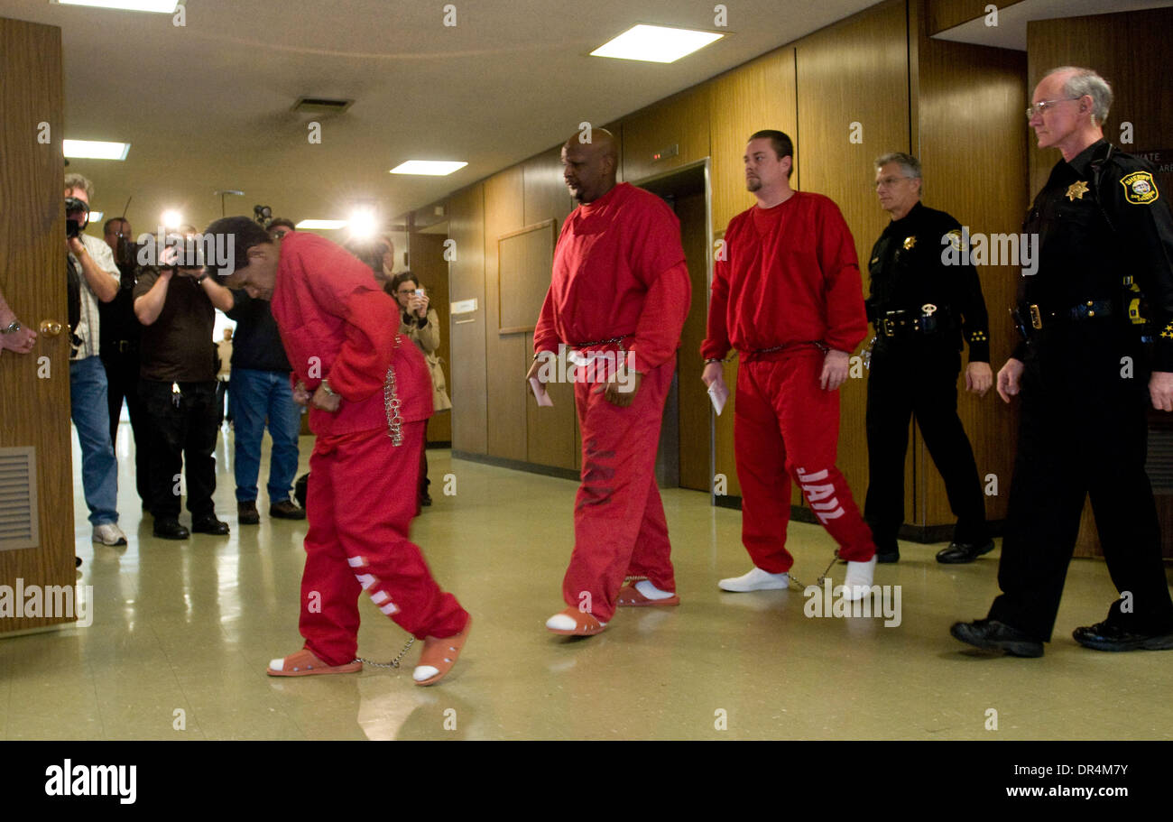 Feb 02, 2009 - Stockton, California, USA - Three of the four suspects ...