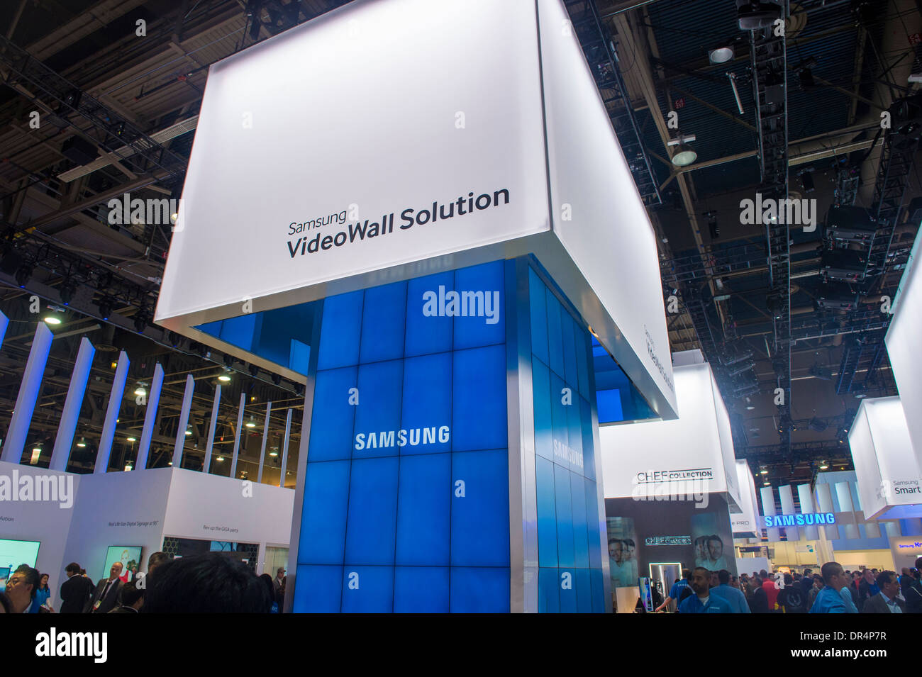 The Samsung booth at the CES show in Las Vegas Stock Photo - Alamy